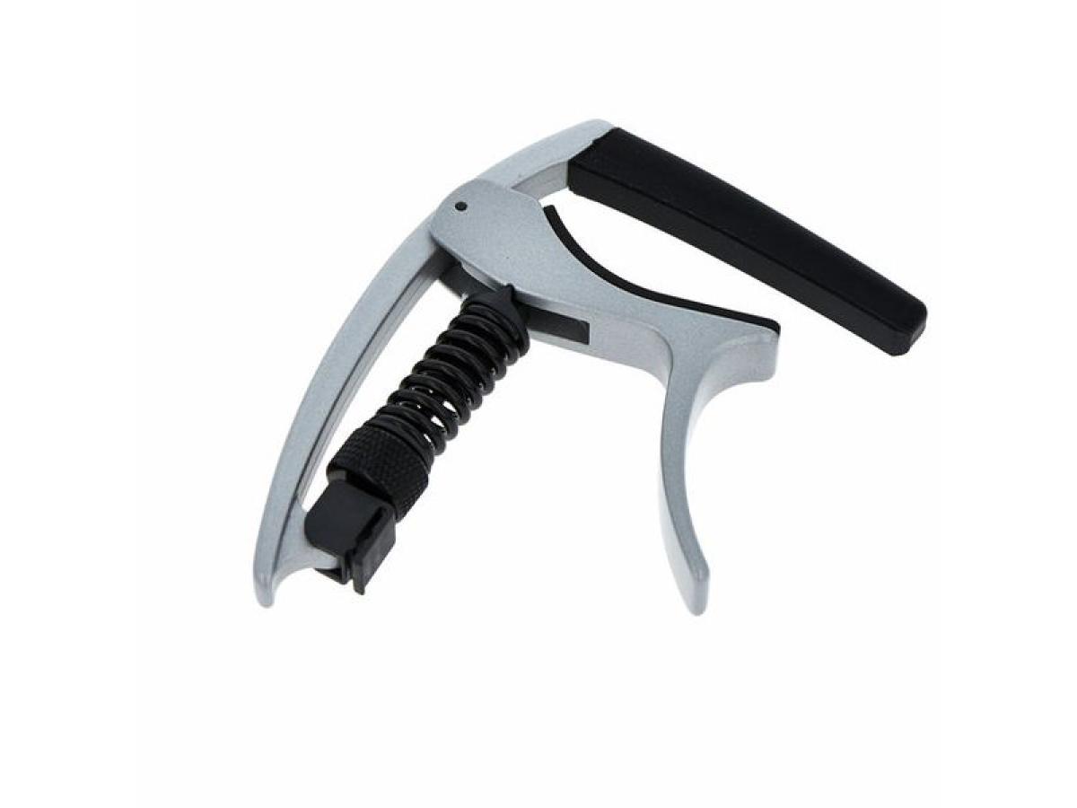 Daddario PW-CP-09S Tri-Action Capo, Silver - BimotorDJ
